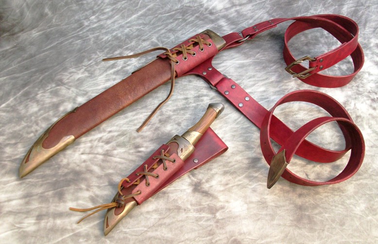 Fully functional fantasy sword with hardened and tempered steel blade