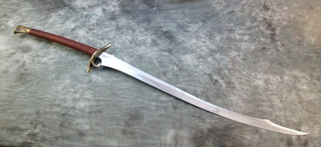 Fully funcional custom swords with high carbon steel blades